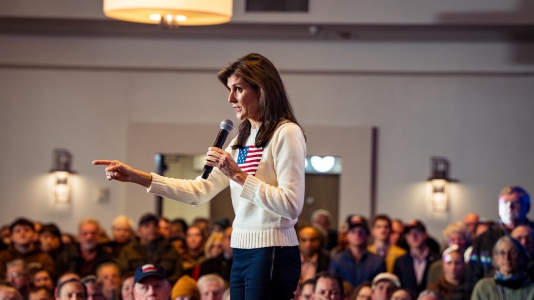 Haley heckled by climate activists during final Nashua rally | News ...